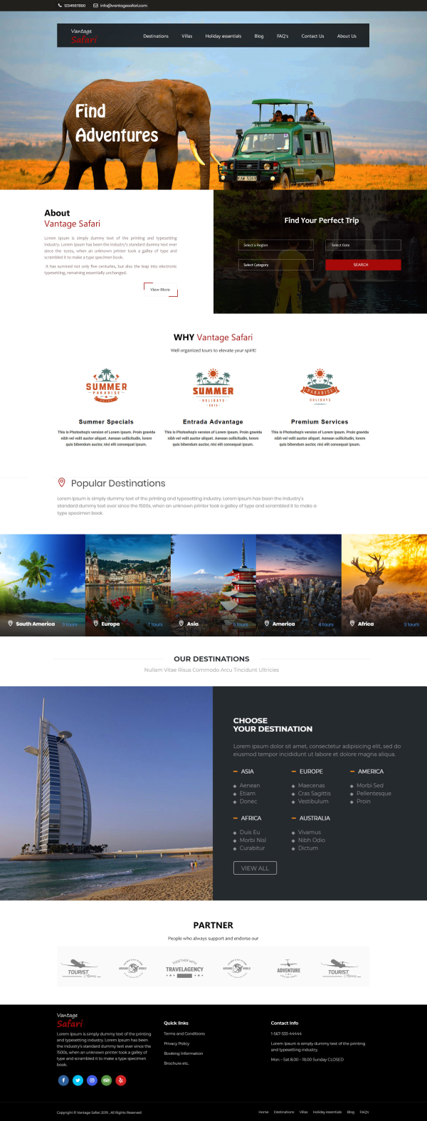 Vantage Safari - Build Websites || A Professional Web Design And ...
