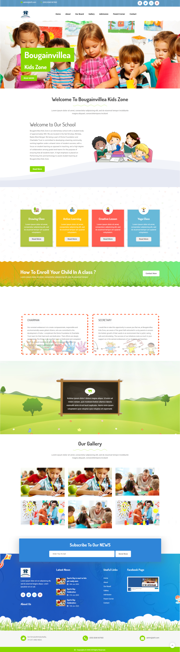 Bougainvillea Kids Zone - Build Websites || A Professional Web Design ...