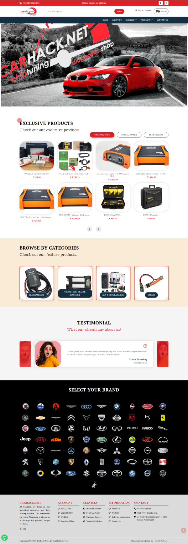 Car Hack - Build Websites || A Professional Web Design And Development ...