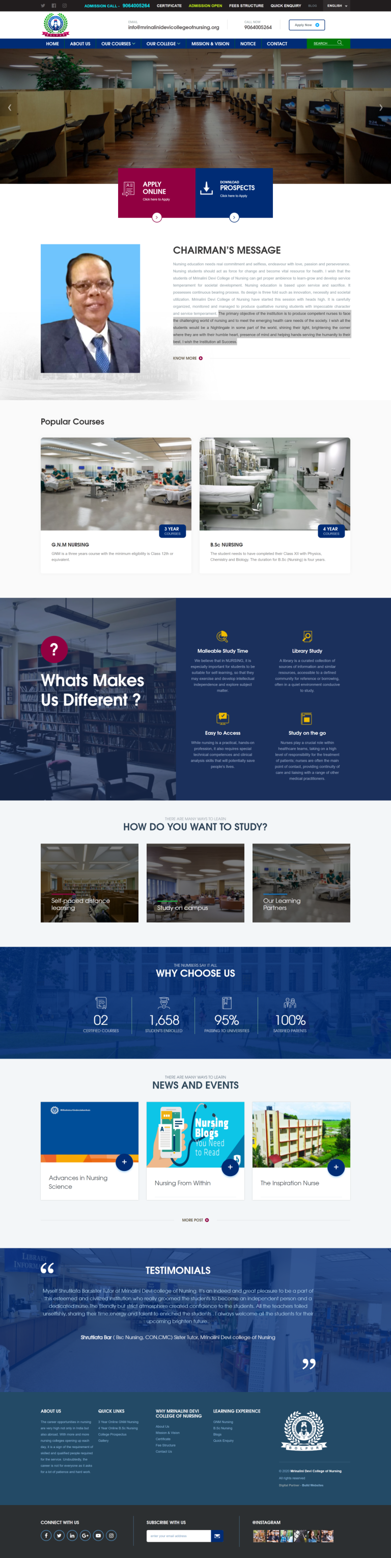 Mrinalini Devi College - Build Websites || A Professional Web Design ...