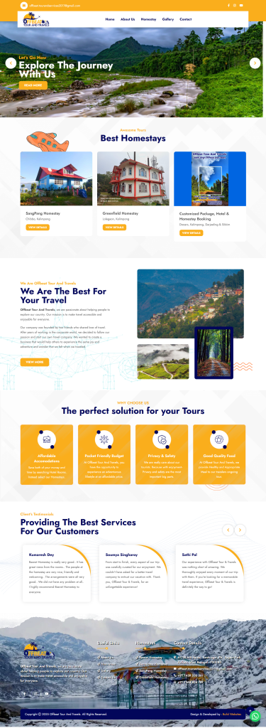 Offbeat Tour And Travels - Build Websites || A Professional Web Design ...